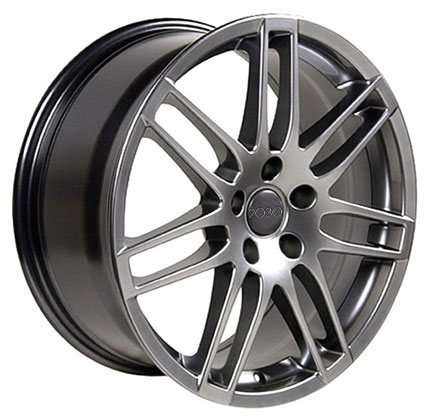 17" Audi RS4 wheels - Hyper Silver 17x7.5 SET
