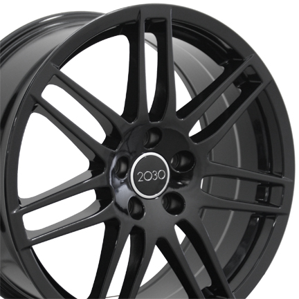 18" Audi RS4 Wheels - Black 18x8 SET