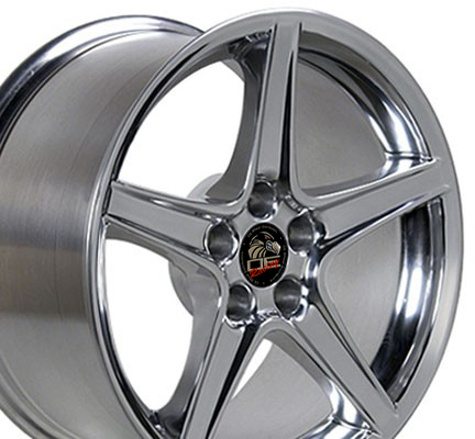 18" Ford® Mustang® Saleen Style Wheels - Polished 18x9 SET