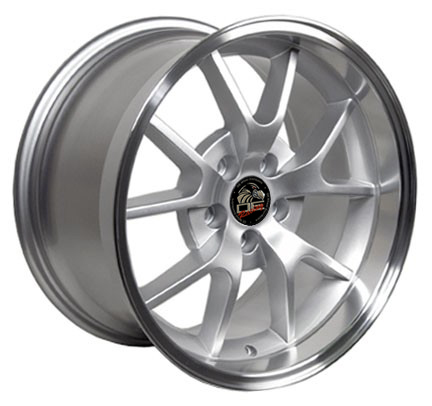 18" Ford® Mustang® FR500 Wheels - Silver 18x10 / 18x9 SET