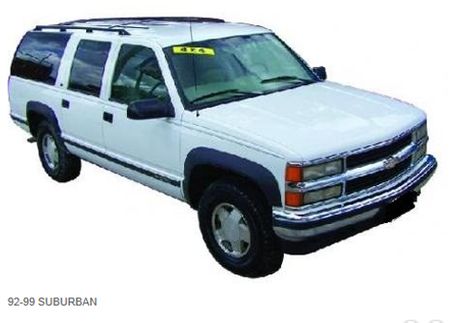 1992-1999 Chevrolet Suburban Fender Flares