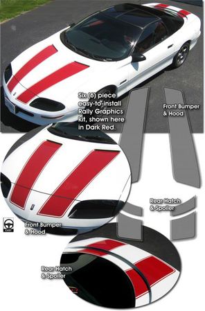 Chevrolet Camaro Z28 Rally Stripe Graphic Kit ATD-CHVCMROGRPH5