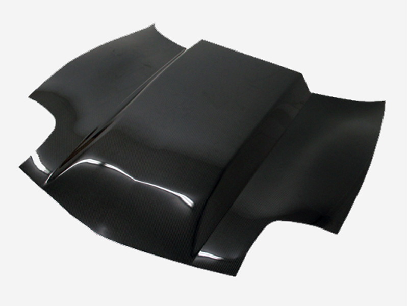 1997-2004 Corvette Cowl Induction Carbon Fiber Hood 97CHCOR2DCI-010C