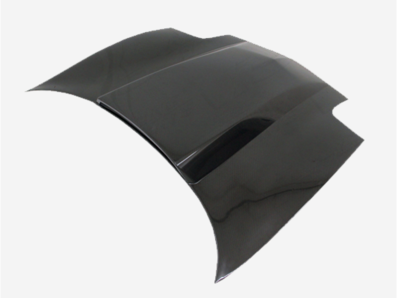 1997-2004 Corvette Cowl Induction Carbon Fiber Hood 97CHCOR2DCI-010C