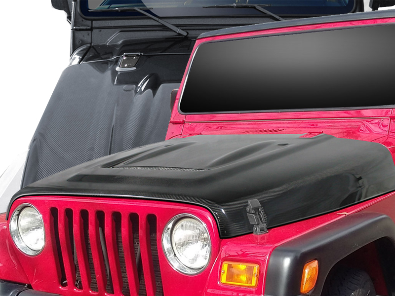 1997-2006 Jeep Wrangler Carbon Creations Heat Reduction Hood