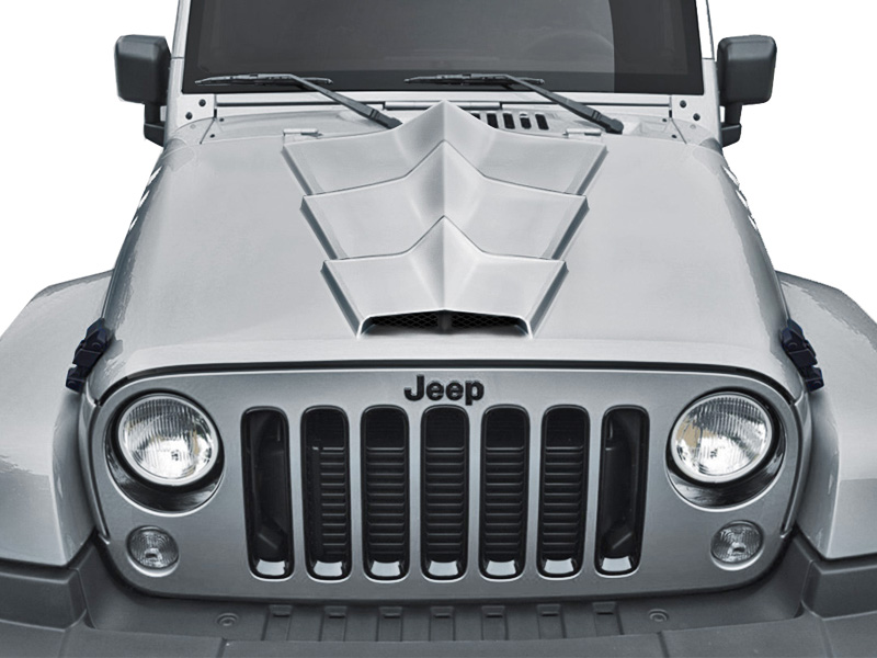 2007-2018 Jeep Wrangler JK Duraflex Tyrano Hood