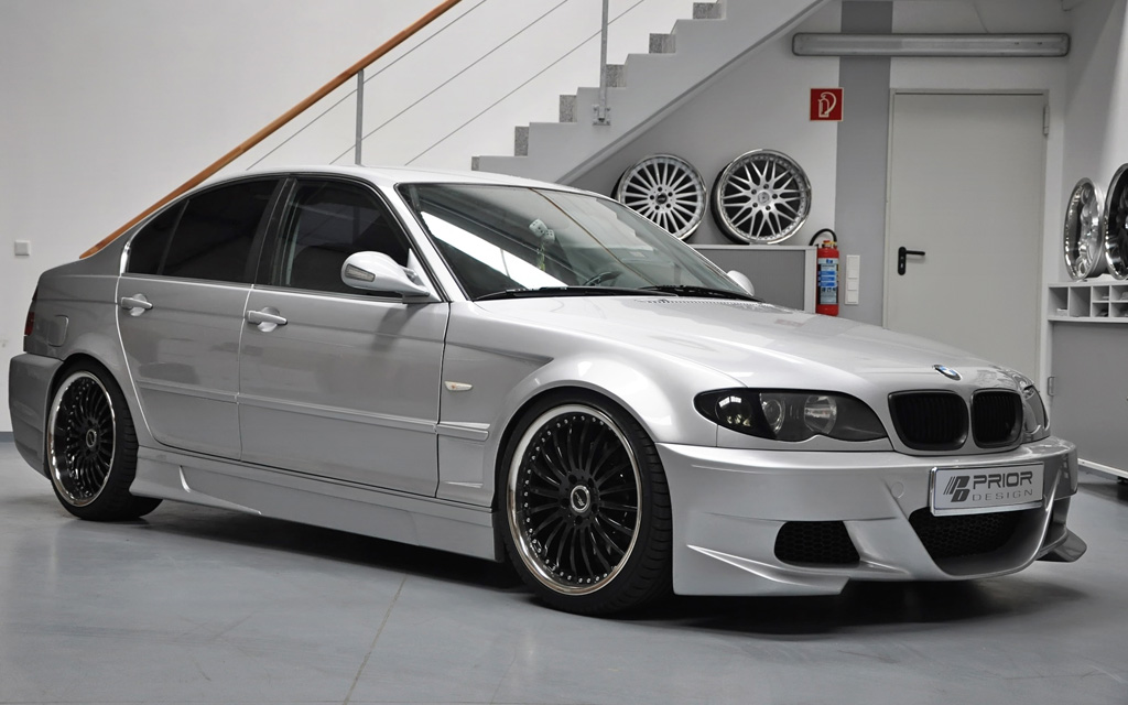 BMW 3-Series Sedan Body Kit, BMW Prior Design, BMW 3 E46 Sedan Aero Kit