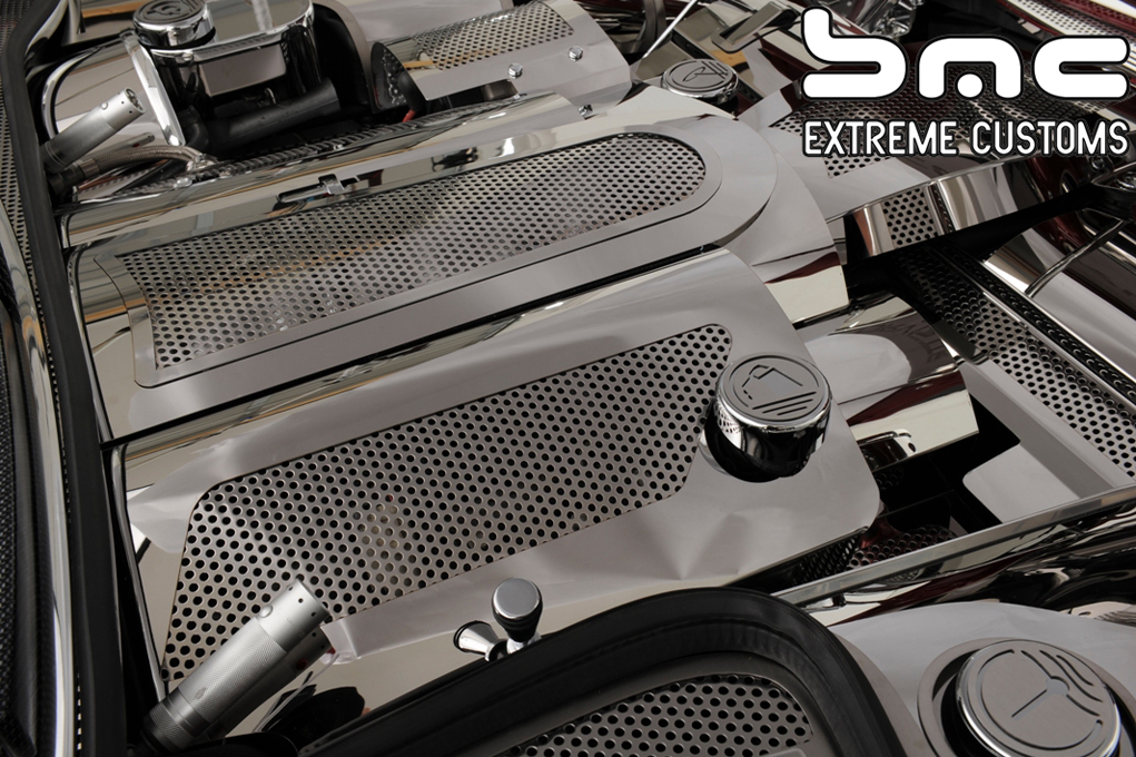 1999-2004 Chevrolet Corvette C5 Stainless Replacement Fuel Rail Covers