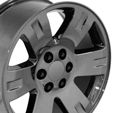 20" Fits GMC - Yukon Wheels - Black Chrome 20x8.5 SET