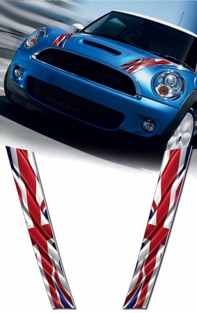 2001-2014 MINI Cooper Clubman & S Union Jack Flag Hood Graphics Kit
