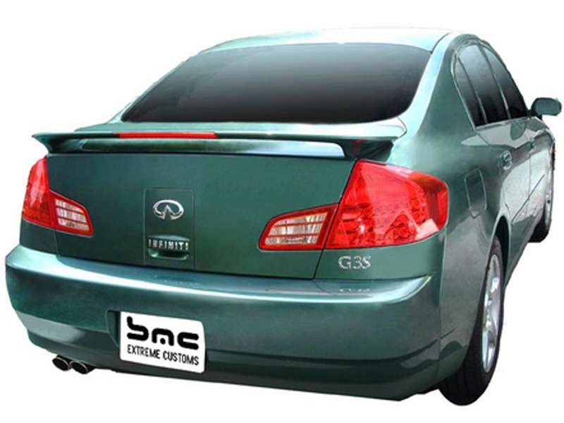 2002-2006 Infiniti G35 Sedan Painted Factory Style Spoiler w/ Light