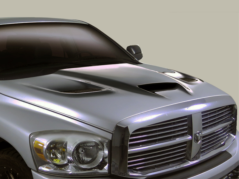 2002-2008 Dodge Ram Hellcat Look Hood 113212