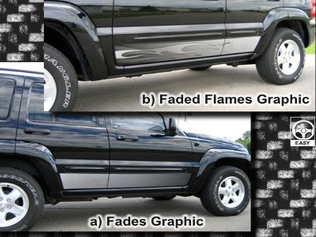 2002-Current Jeep Liberty Rocker Panel Graphic Kit 3 for Jeep Liberty