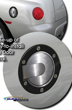 2003-2006 Chevrolet SSR Simulated Carbon Fiber Fuel Door Decal