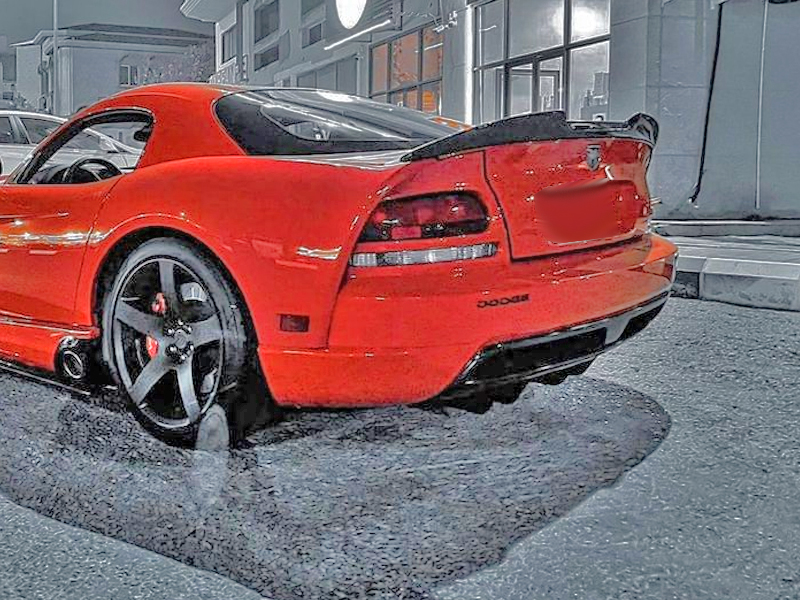 2003-2007 Dodge Viper Gen 3 Carbon Fiber Rear Spoiler