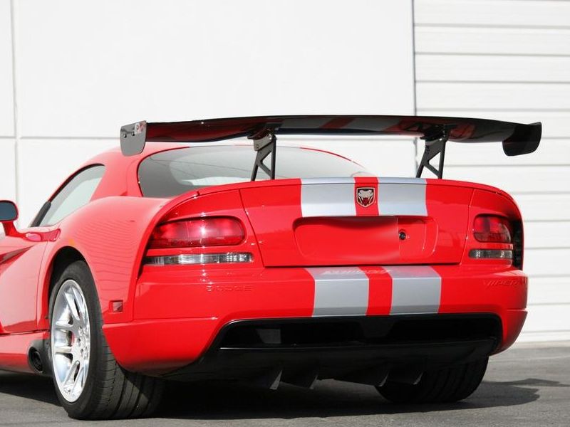 2003-2010 Dodge Viper GTC-500 Adjustable Carbon Fiber Wing / Rear Spoiler