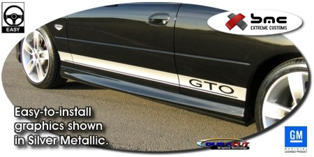 2004-2006 Pontiac GTO Body Side Graphics 1