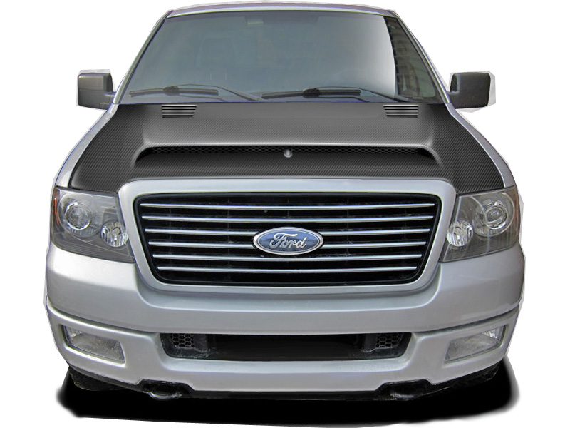 2004-2008 Ford F-150 Carbon Creations Super Snake Look Hood - 1 Piece