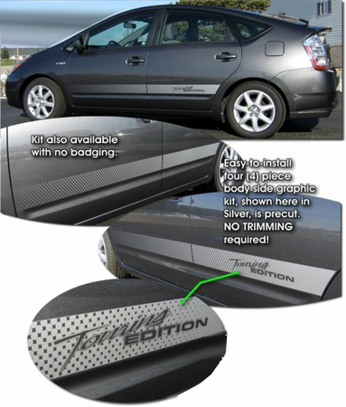 2004-2010 Toyota Prius Body Side Graphic Kit 2