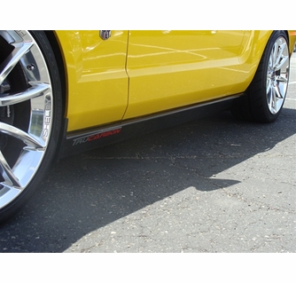 2005-2009 Ford Mustang V6 V8 GT500 Carbon Fiber Rocker Panel / Side Skirts