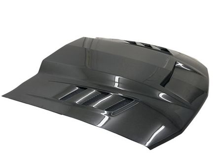 05FDMUS2DTM-010C 2005-2009 Mustang Terminator Style Carbon Fiber Hood