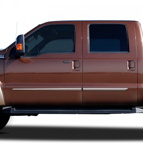 2005-2012 Ford F-250 F-350 Chome Plated Body Side Moldings