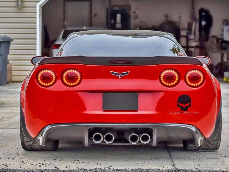108411 Corvette C6 Carbon Creations GT500 Rear Diffuser