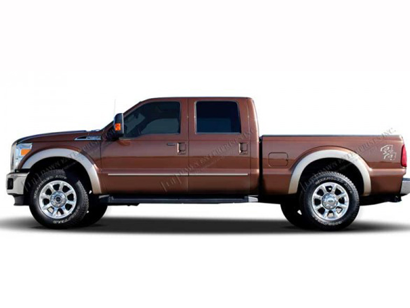 2005 - 2016 Ford F-350 SuperCrew Chrome Body Molding