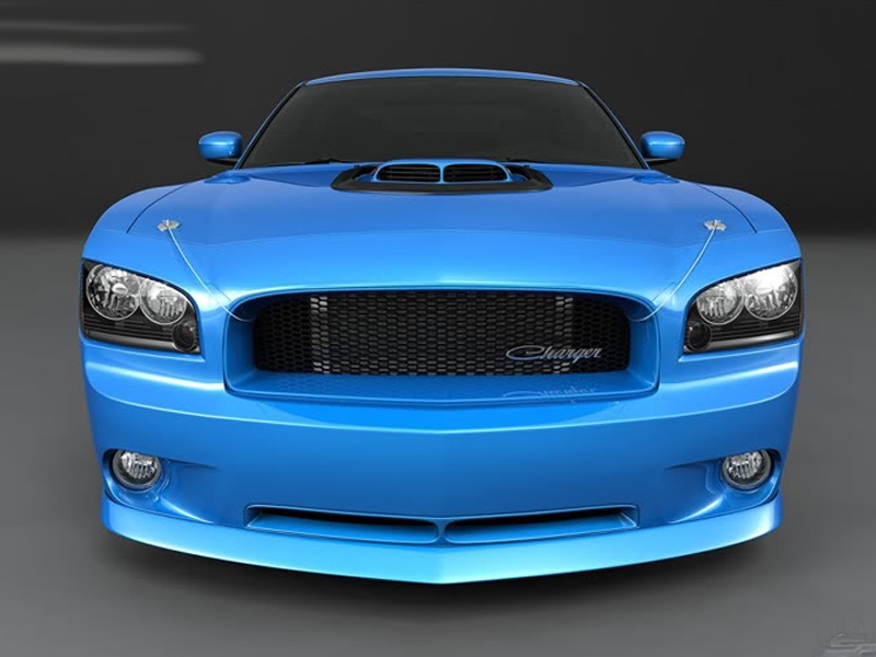 2006-2010 DODGE CHARGER GRILLE- 68 STYLE W/HEX MESH