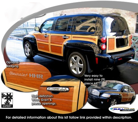 HHR Graphics, HHR Wood Panels, Chevrolet HHR Decals