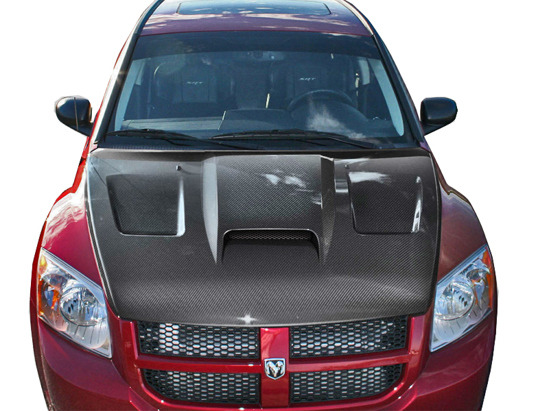 2007-2012 Dodge Caliber Carbon Creations SRT Look Hood