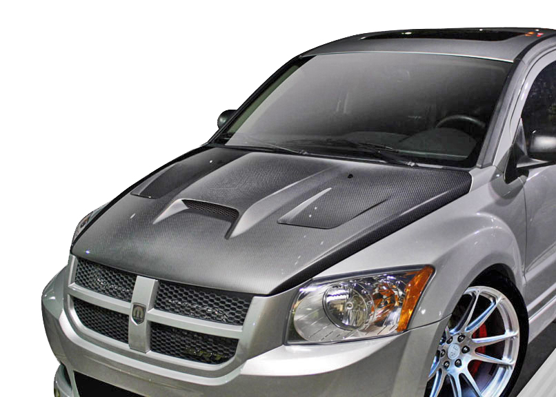 2007-2012 Dodge Caliber Carbon Creations SRT Look Hood