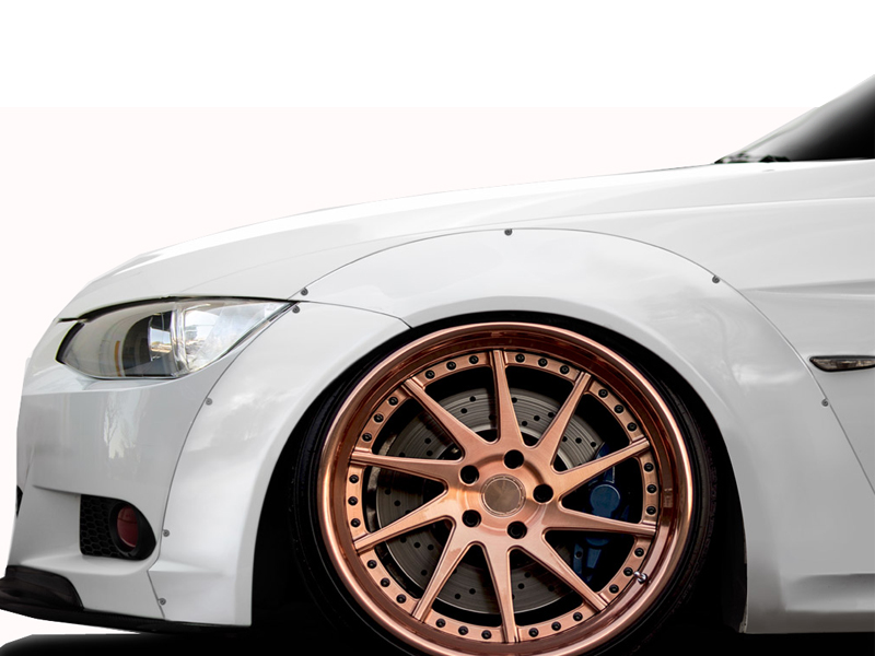 2007-2013 BMW 3 Series E92 E93 Duraflex Circuit Wide Body Front Kit
