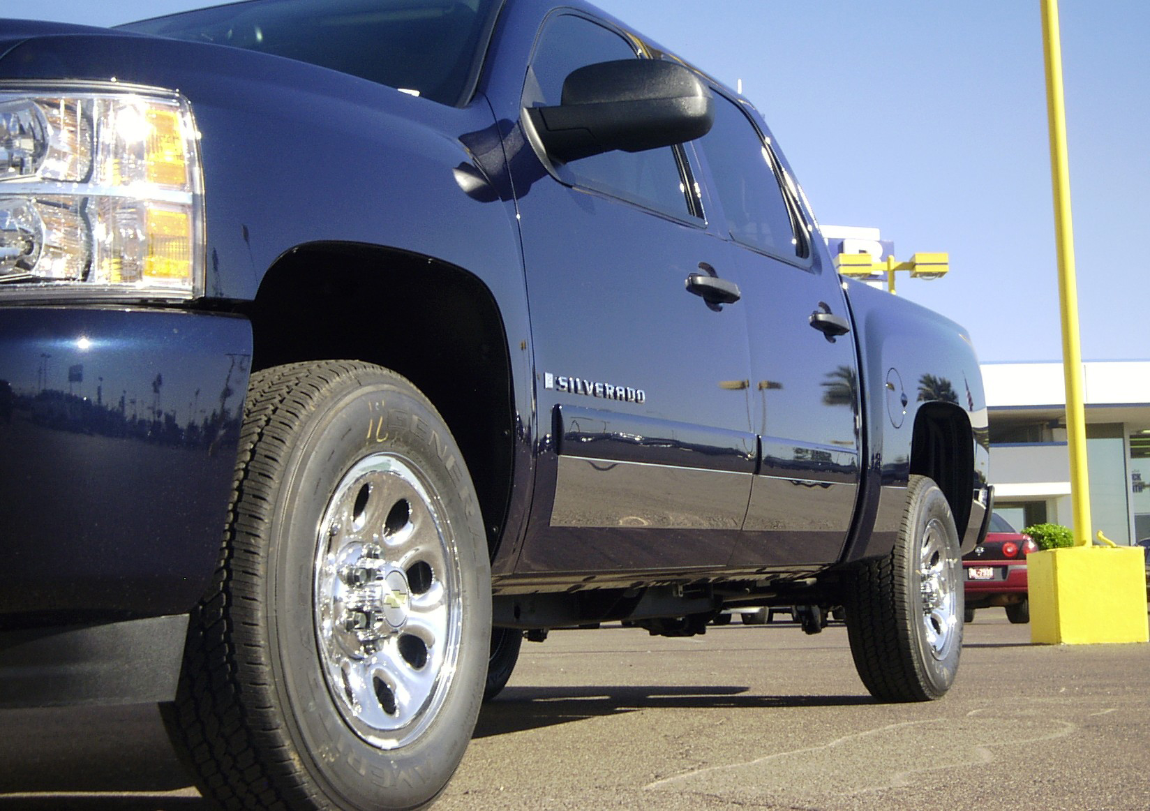 2007-2013 Chevrolet Silverado Dually 7.5" Stainless Rocker Panels