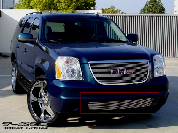 2007-2014 GMC Yukon Billet Grille Overlay Bolt On T-Rex 21172