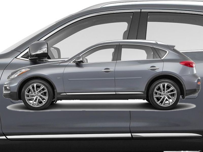 2007- 2015 INFINITI Q40 4 DOOR PAINTED BODY SIDE MOLDING