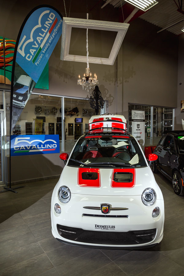 ACS Naca and Extractor Hood Port System for Fiat 500