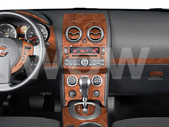 08 09 10 Nissan Rogue Full Dash Trim Kit, 66 Pcs Auto Accessories