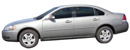 2008-2011 Chevrolet Impala Painted OEM Body Side Moldings