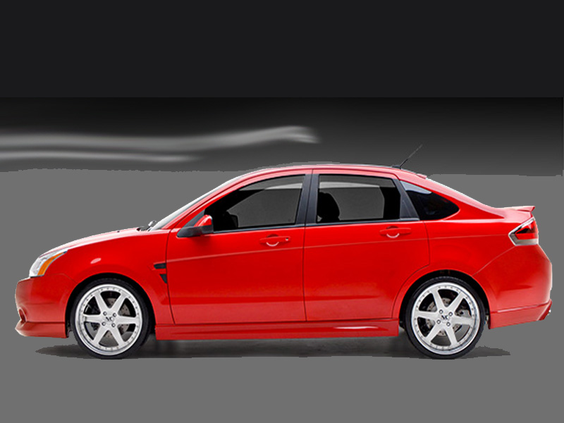 2008-2010 Ford Focus Sedan, 08 Coupe, Euro Series Body Kit