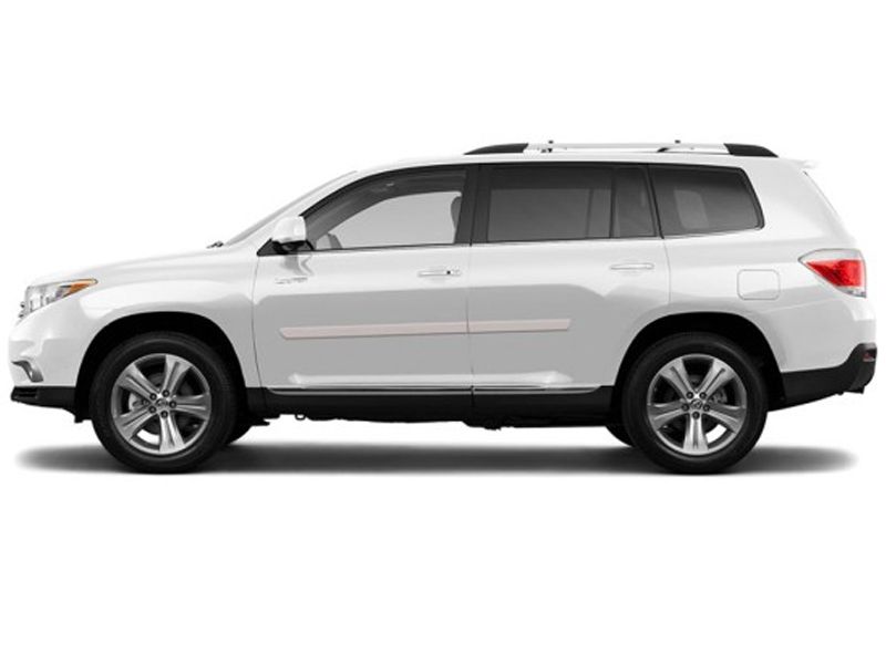 2008-2010 Toyota Highlander Painted Body Side Moldings