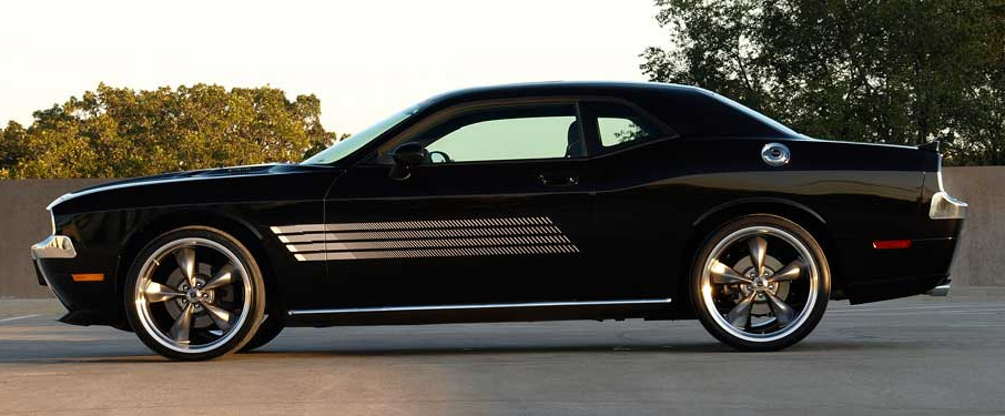 2008-2014 Dodge Challenger Retro Side Moldings CH1RM-A