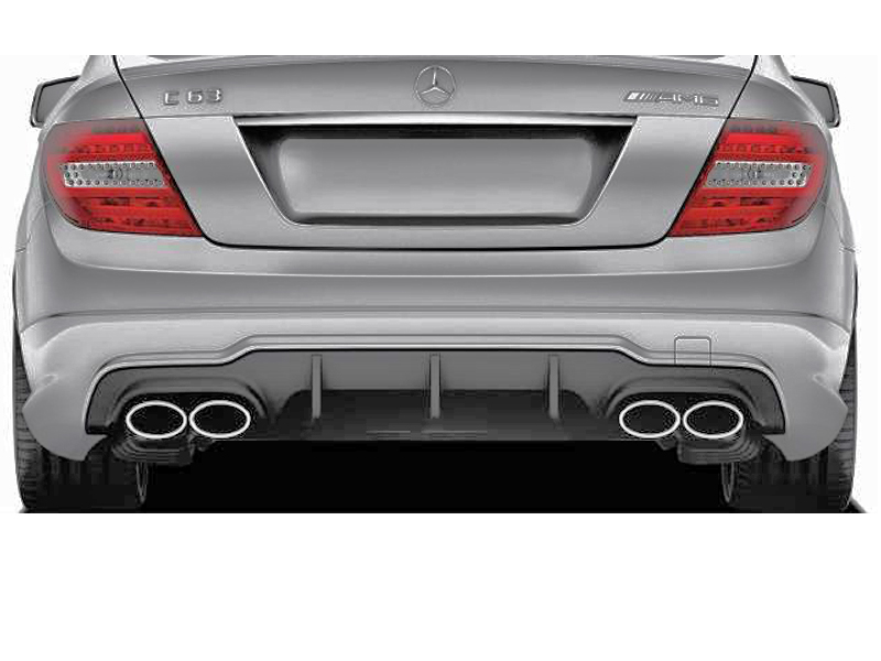 2008-2014 Mercedes C Class W204 Valero C63 V2 Look Rear Bumper Cover ...