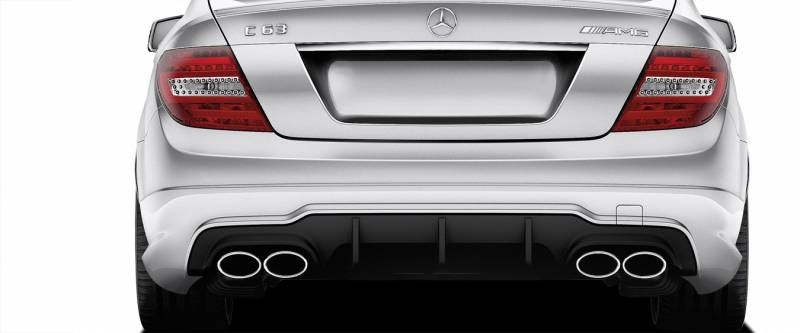 2008-2014 Mercedes C Class W204 Valero C63 V2 Look Rear Bumper Cover ...