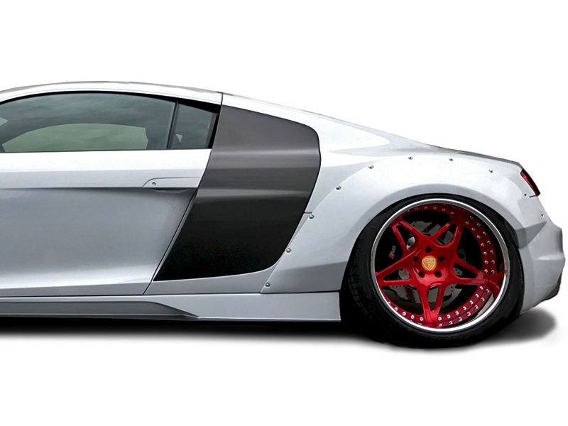 2008 -2015 Extreme dimensions Audi R8 AF Signature Series Wide Body Kit ...