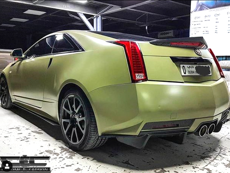 2008-2015 Cadillac CTS-V Rear Diffuser Carbon Fiber