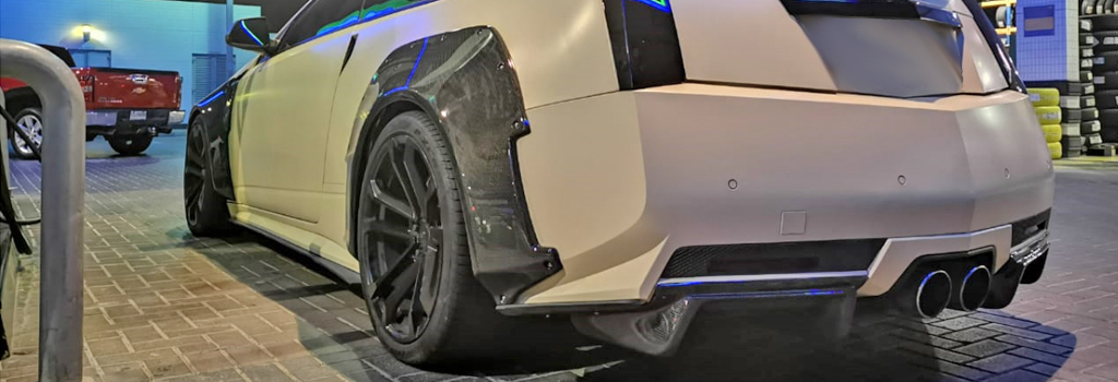 2008-2015 Cadillac CTS-V Rear Diffuser Carbon Fiber