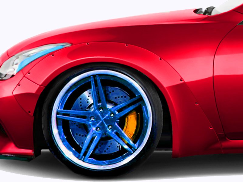 2008-2015 Infiniti G Coupe G37 Q60 Duraflex LBW Wide Body Kit