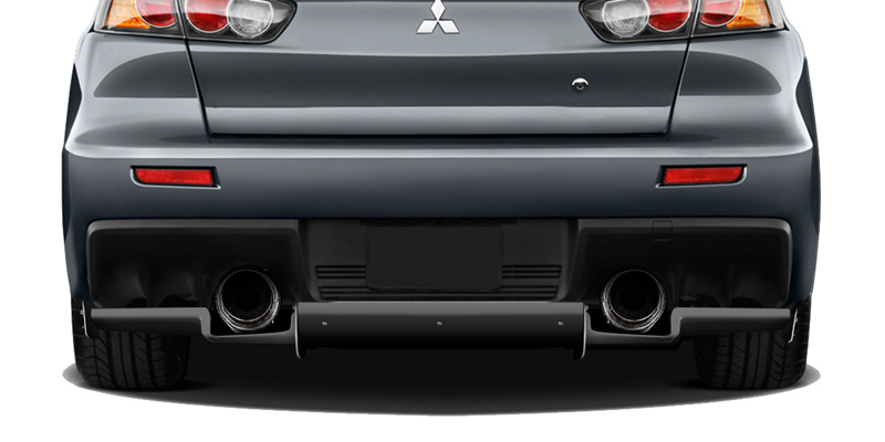 2008-2017 Mitsubishi Lancer Evolution 10 VR-S Rear Diffuser