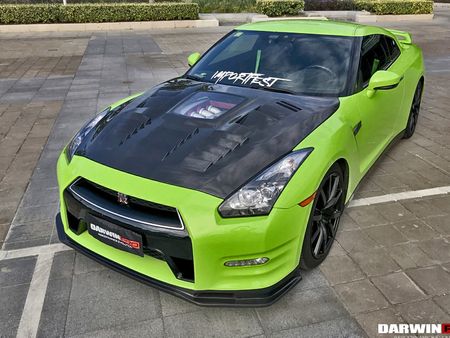 2008-2016 Nissan GTR R35 CBA DBA IMP Style Hood Darwin Pro